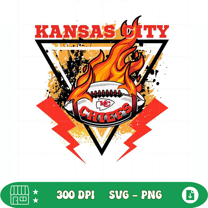 Fire Rugby Kansas City Chiefs SVG - Inspire Uplift