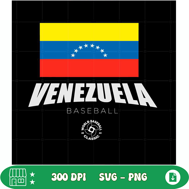 Venezuela Baseball LEGENDS 2024 World Baseball SVG | Inspire Uplift