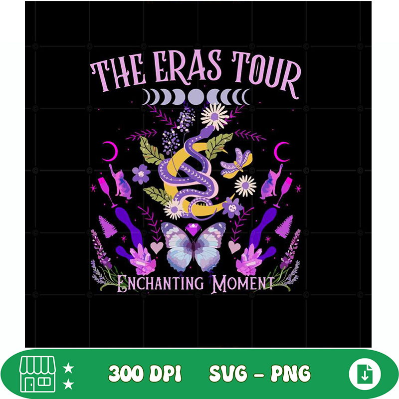 The Eras Tour Taylor Swift Reputation Snake SVG | Inspire Uplift