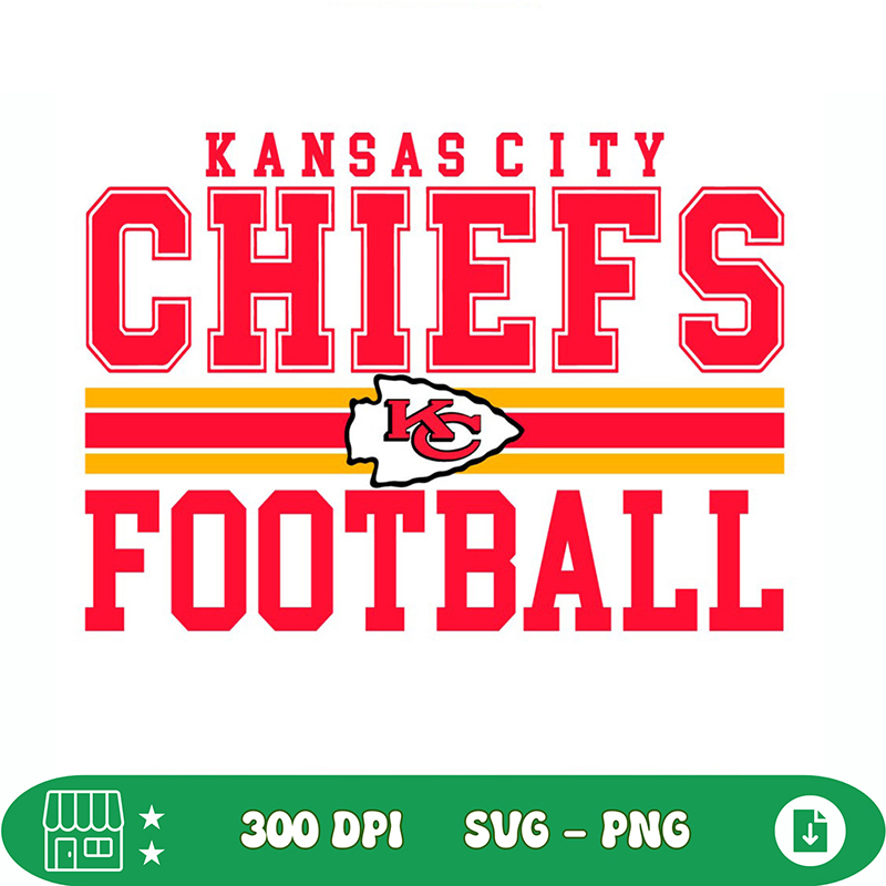 Kansas City Chiefs Football Logo SVG | Inspire Uplift