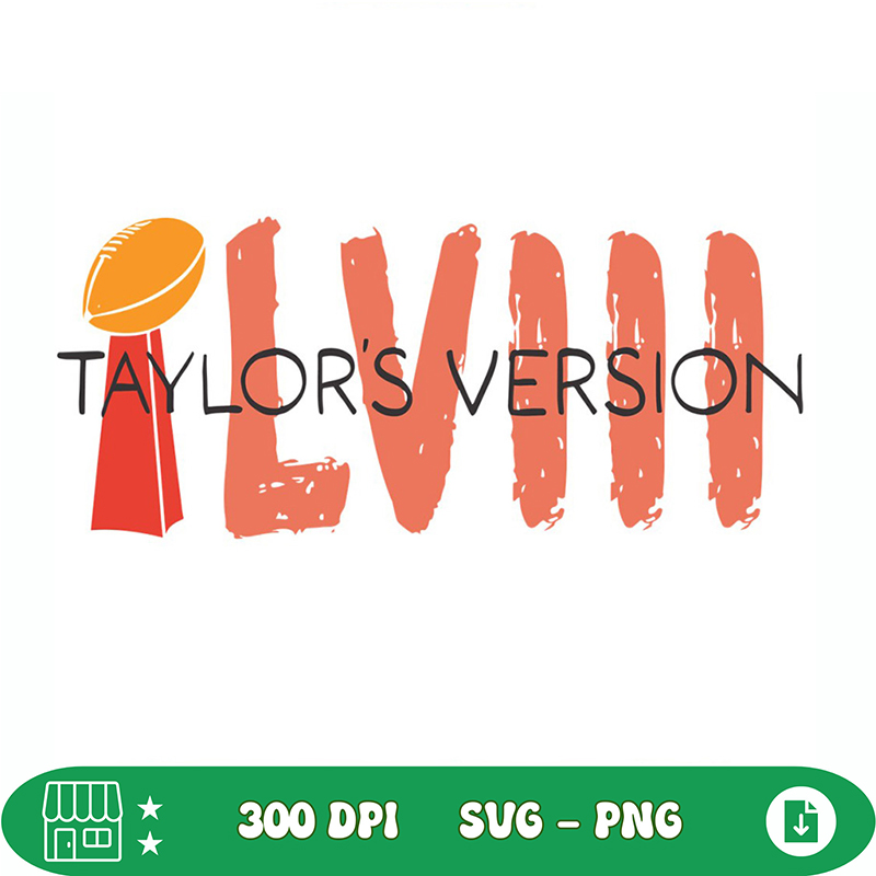 Retro LVIII Taylors Version Football SVG - Inspire Uplift