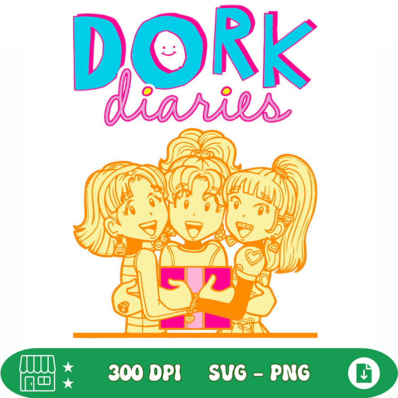 Dork Diaries Protagonist Nikki Maxwell SVG | Inspire Uplift