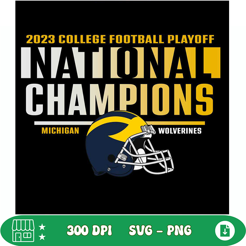 College Football Playoff 2024 Champions SVG | Inspire Uplift
