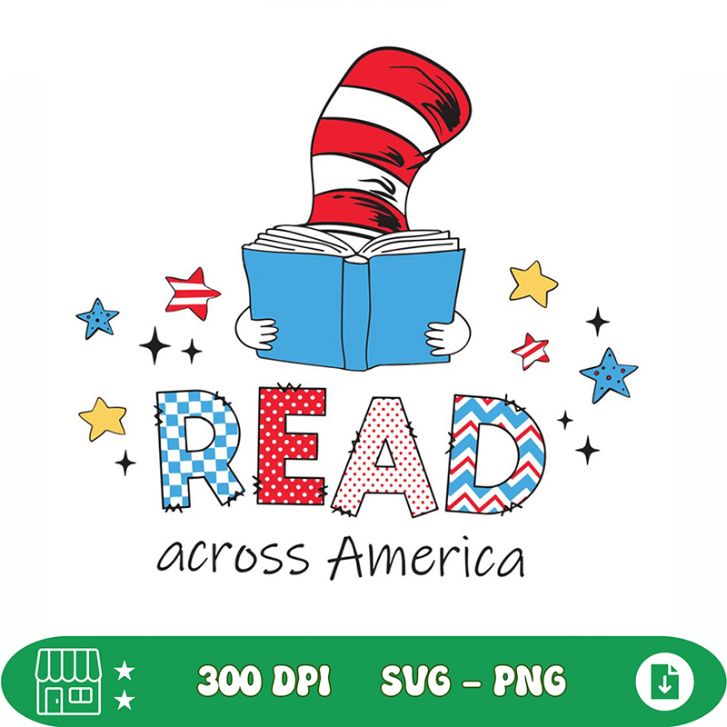 Dr Seuss Read Across America SVG | Inspire Uplift