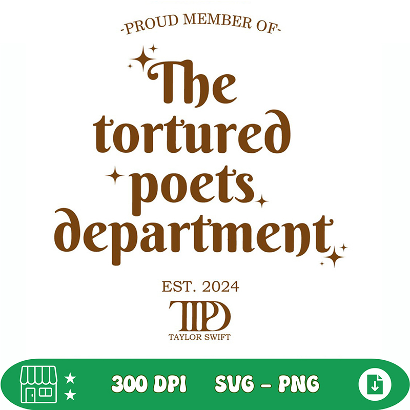Member Of The The Tortured Poets Department 2024 SVG - Inspire Uplift