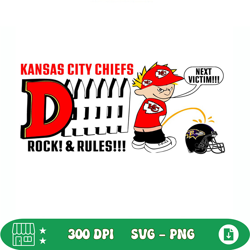 Rocks And Rules Next Victim Chiefs And Ravens SVG - Inspire Uplift