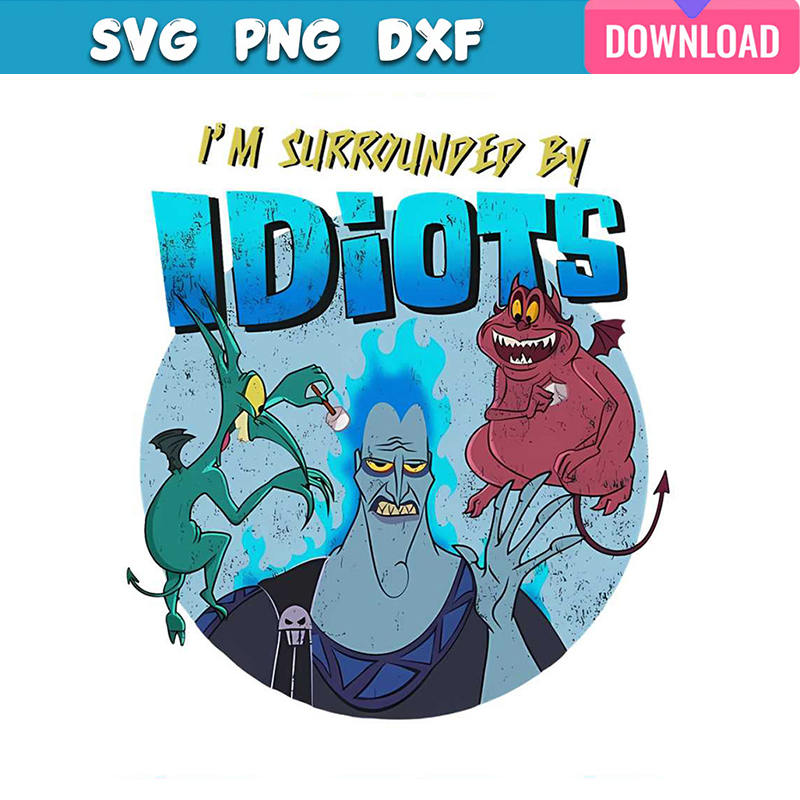 Vintage Disney Hercules Pain Panic Im Surrounded By Idiots P | Inspire ...