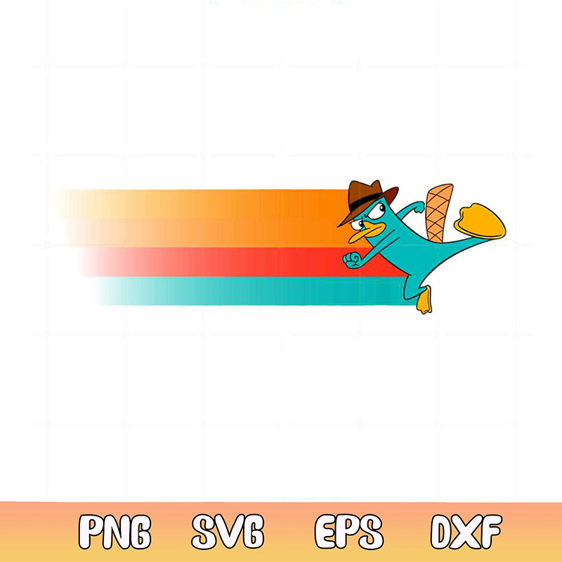 Disney Phineas and Ferb Perry the Platypus SVG | Inspire Uplift