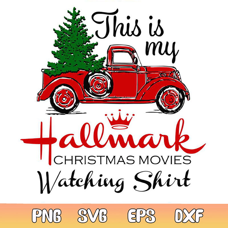 This is My Hallmark Christmas Movie Watching Shirt SVG | Inspire Uplift