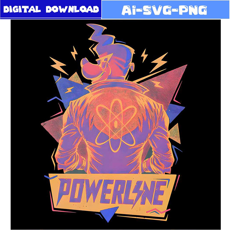 Vintage Goofy Powerline svg bundle Goofy Movie svg bundle Fi | Inspire ...