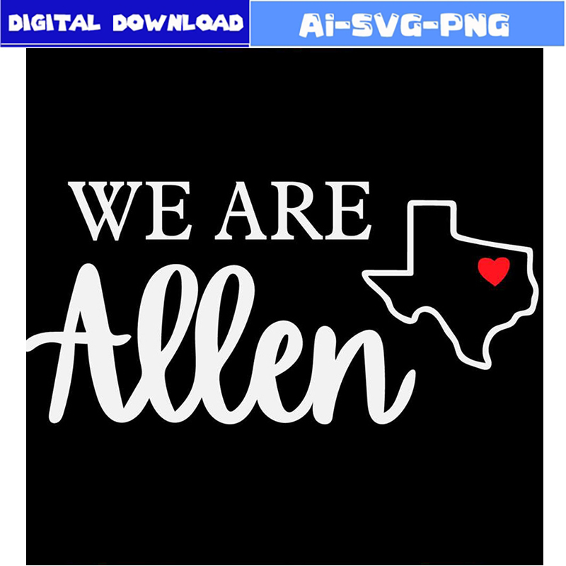 We Are Allen Fundraiser svg bundle For Cricut | Inspire Uplift