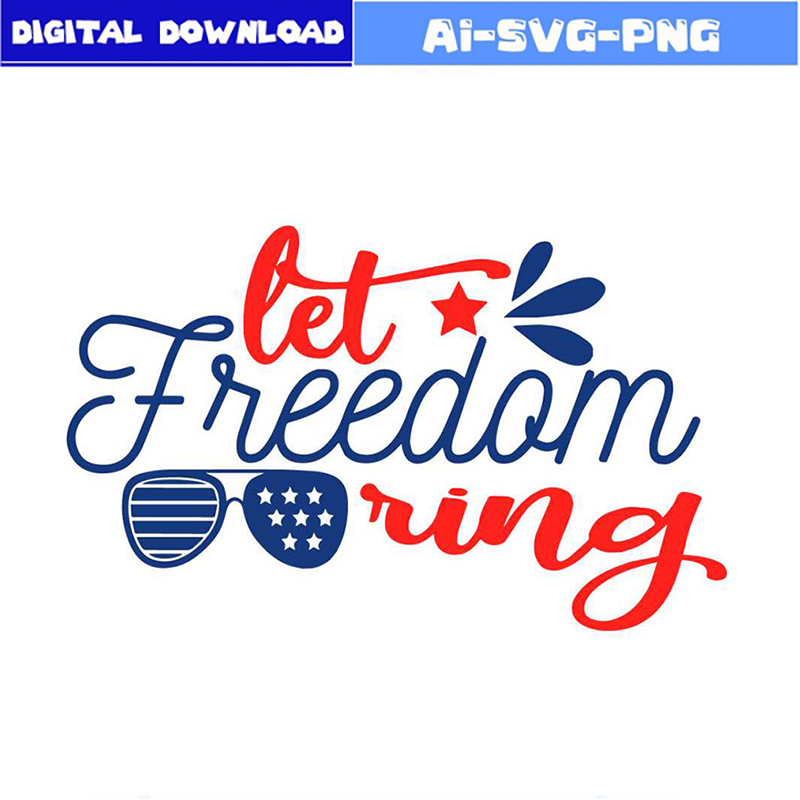 American Freedom Let Freedom Ring Veterans svg bundle File | Inspire Uplift