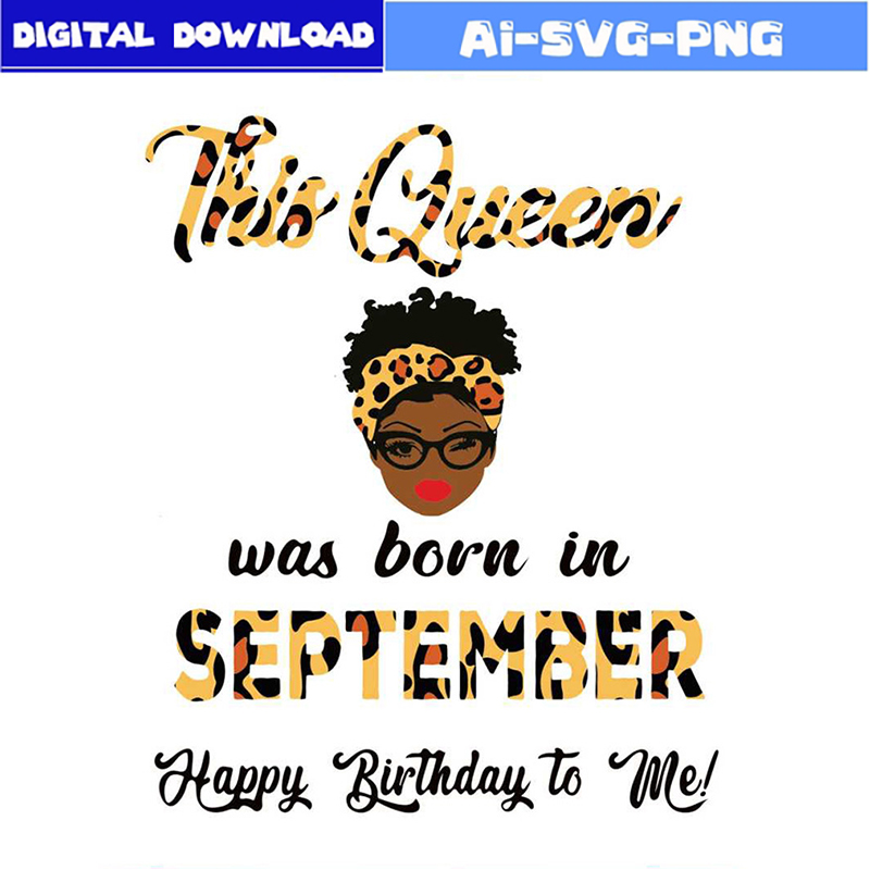 This Queen Was Born In September svg bundle Cricut File | Inspire Uplift
