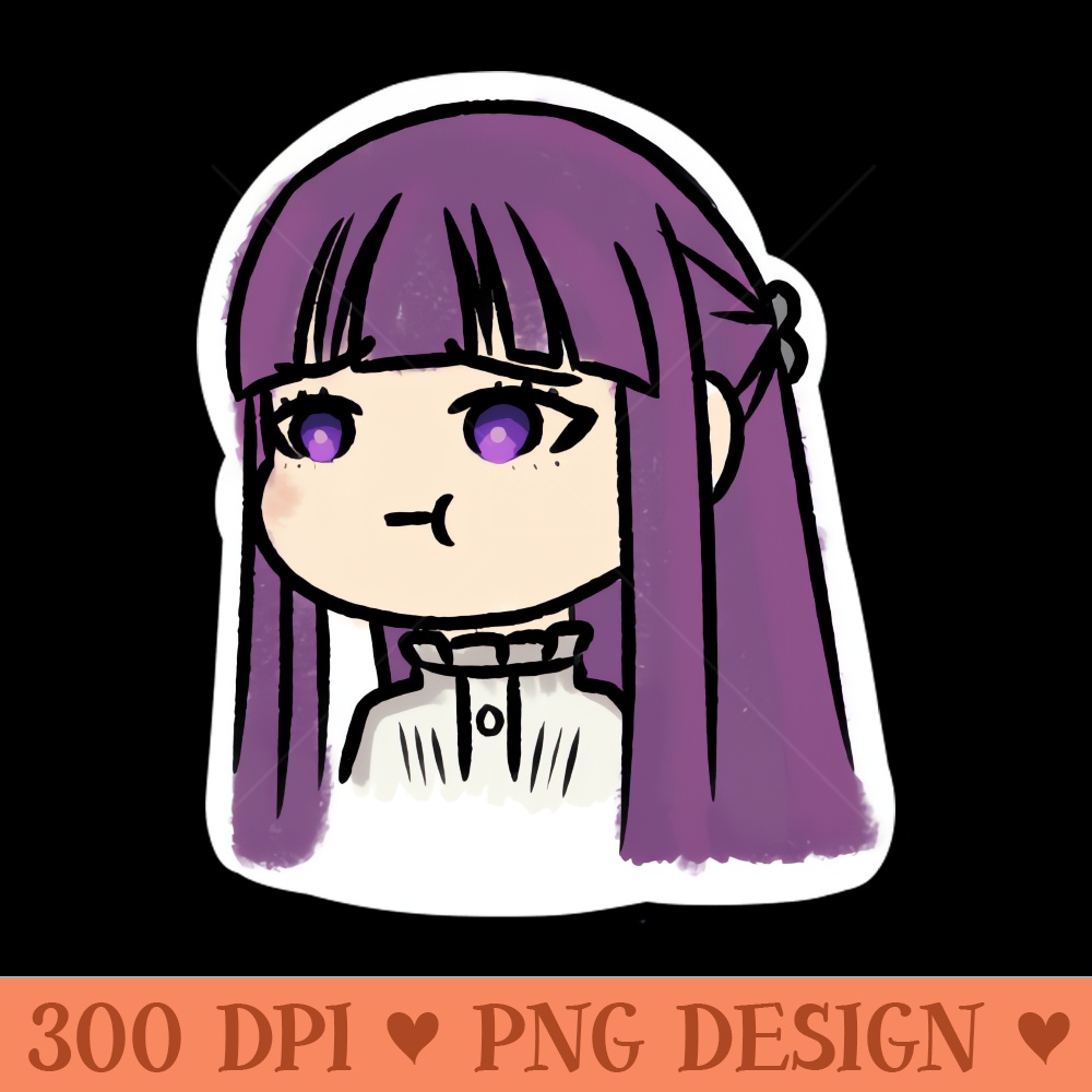 FrierenBeyond Journeys End Fern Angry - Transparent PNG down | Inspire ...