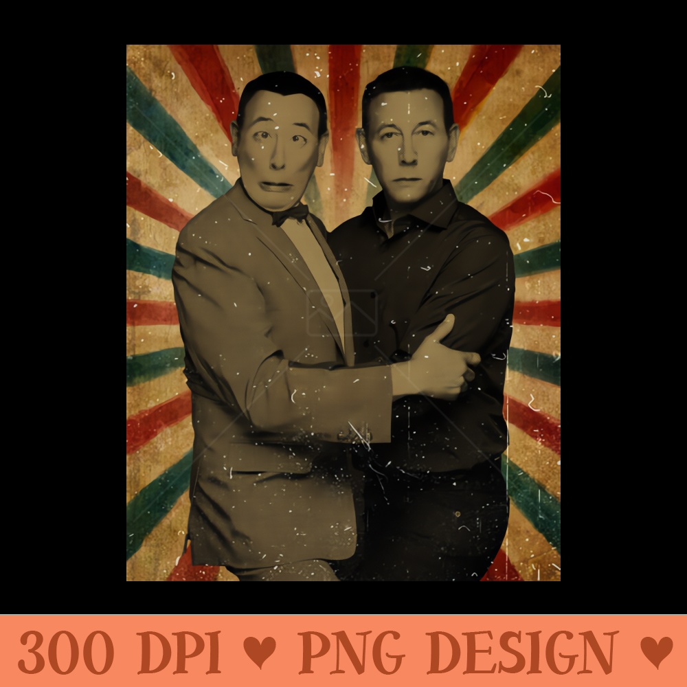 Pee Wee Mr Herman Photo Vintage Retro Look Fan Design - High | Inspire ...