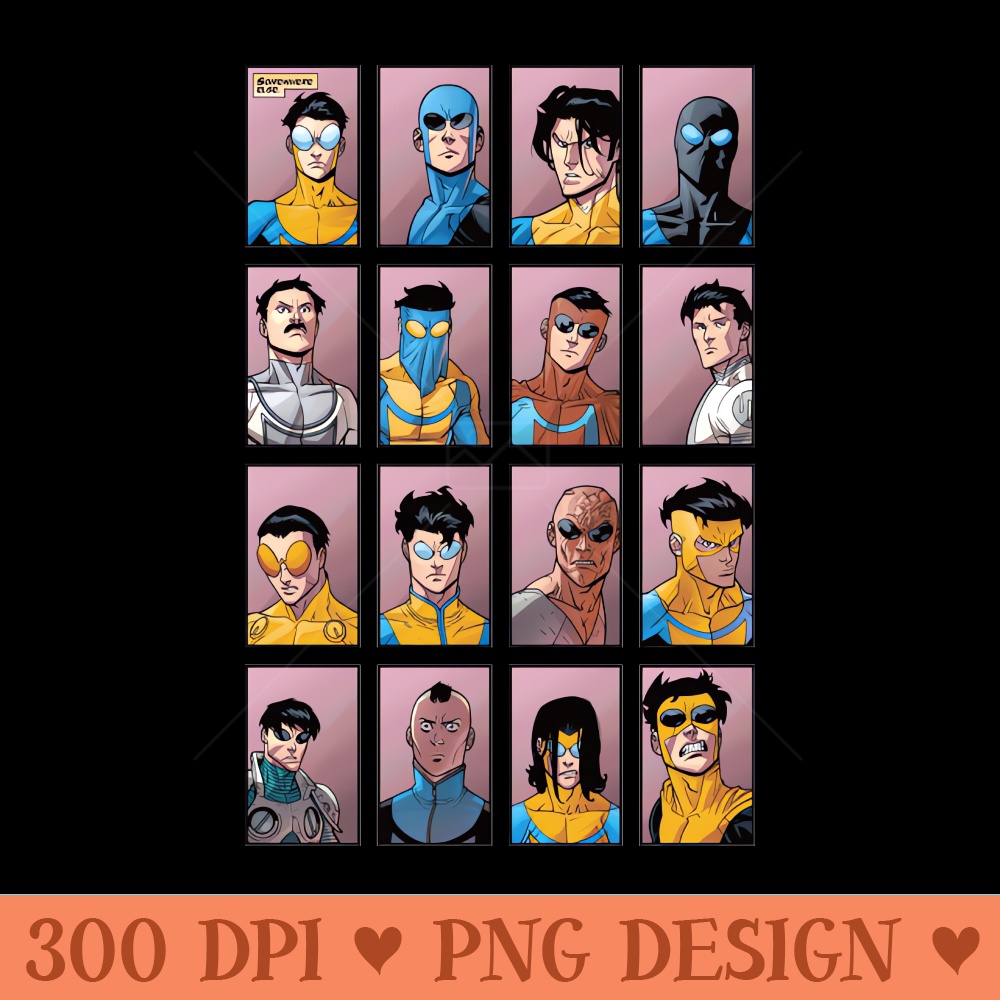 invincible variant - High Resolution PNG Designs | Inspire Uplift
