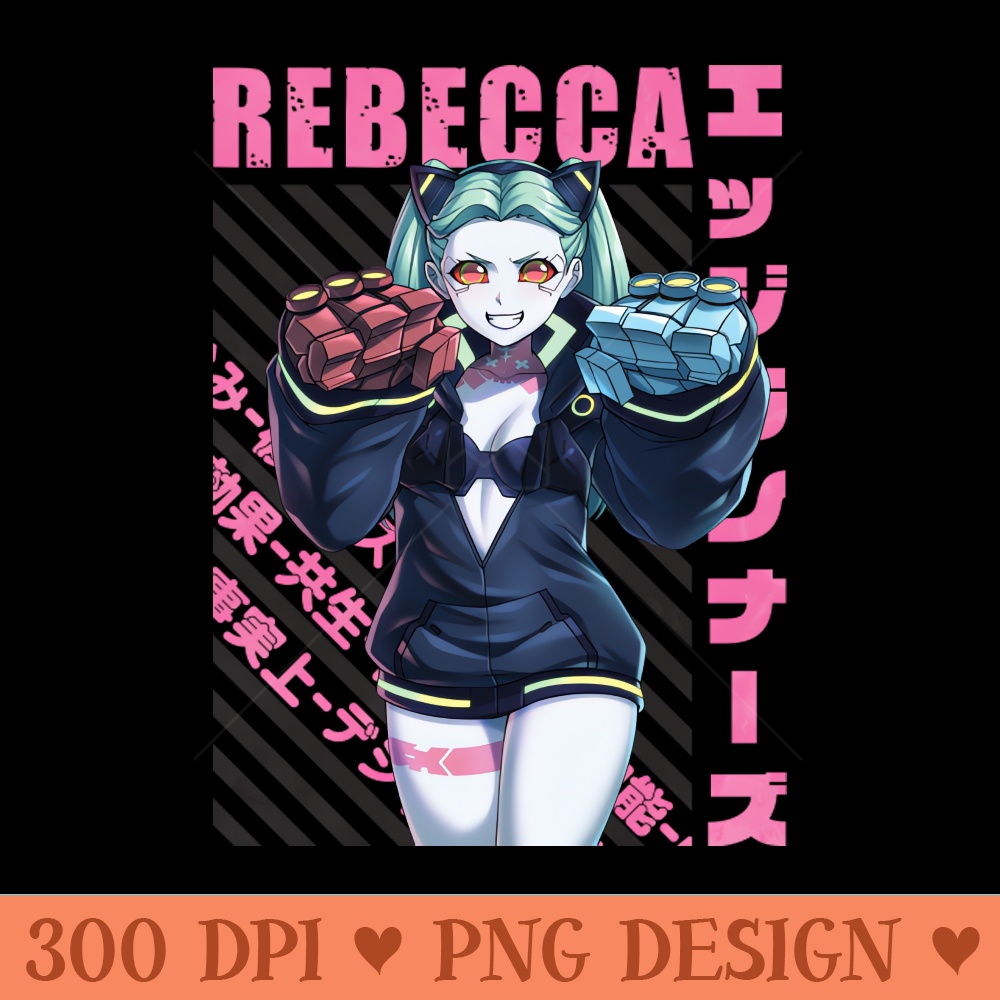 Cyberpunk Edgerunners Rebecca - PNG file download | Inspire Uplift