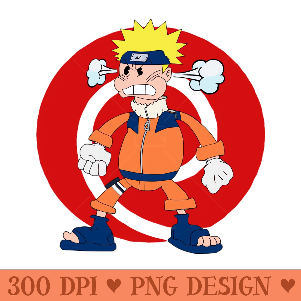 Angry Naruto - PNG Design Files | Inspire Uplift