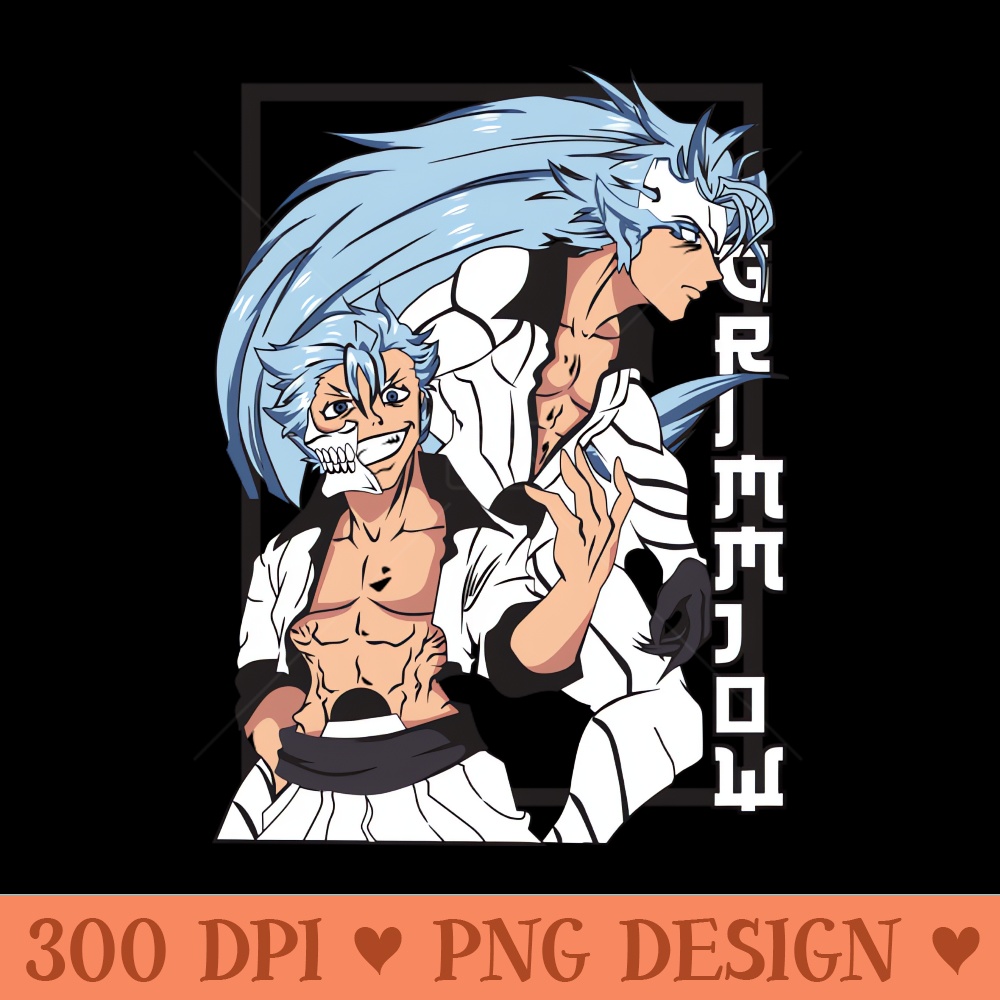 Blue Haired Menace Grimmjow bleach Fanart - Sublimation patt | Inspire ...