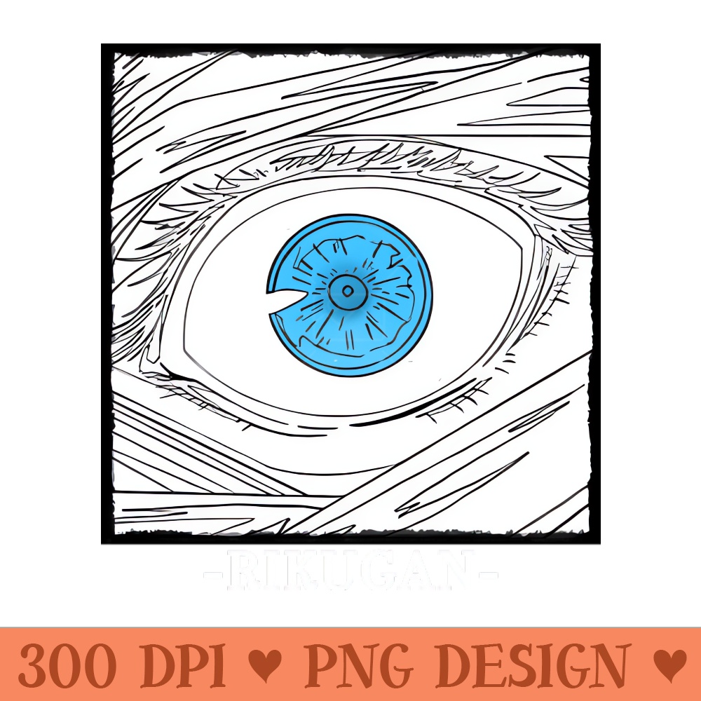 Rikugan Six Eyes JJK - Exclusive PNG designs | Inspire Uplift