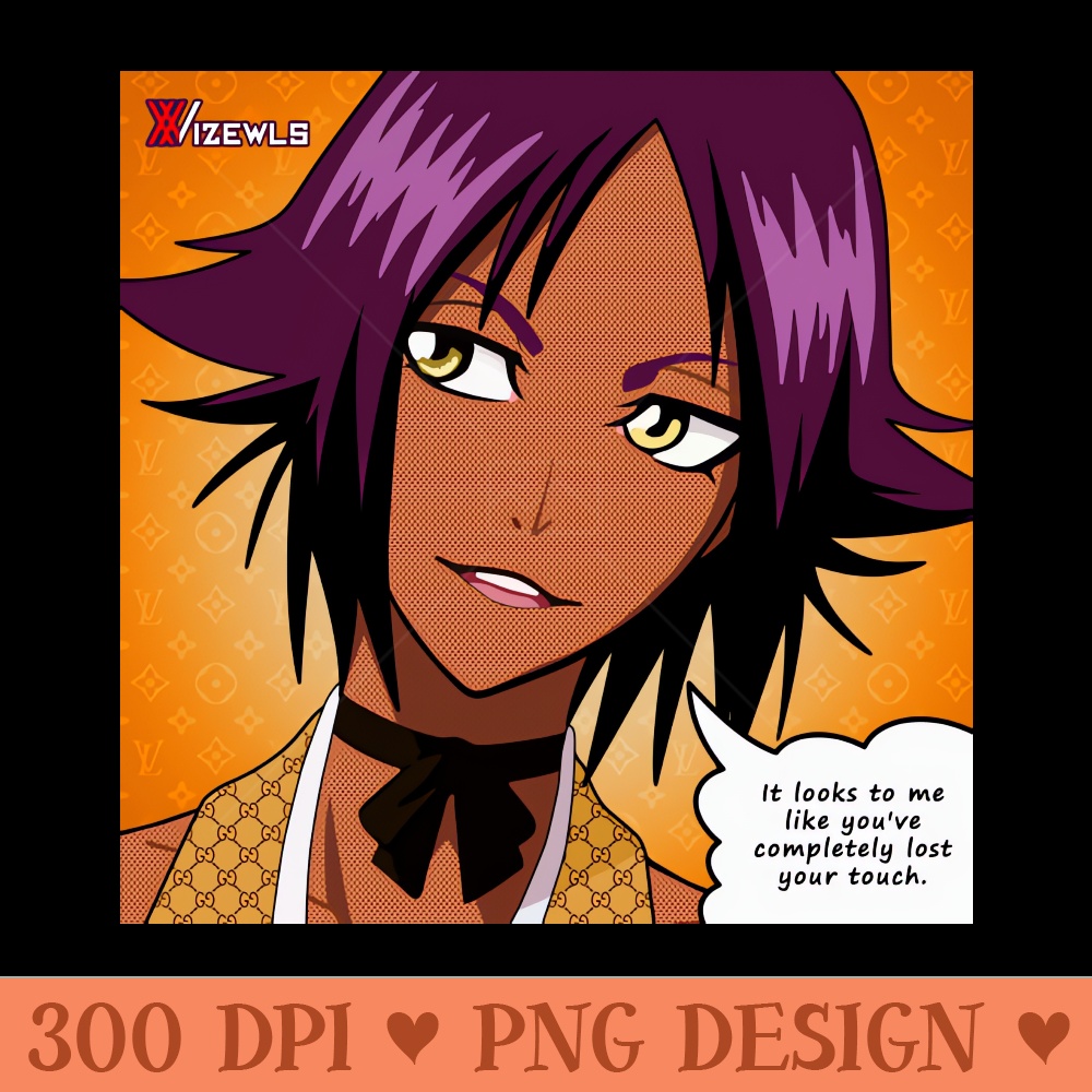 Yoruichi Pop Art - High resolution PNG download - Inspire Uplift