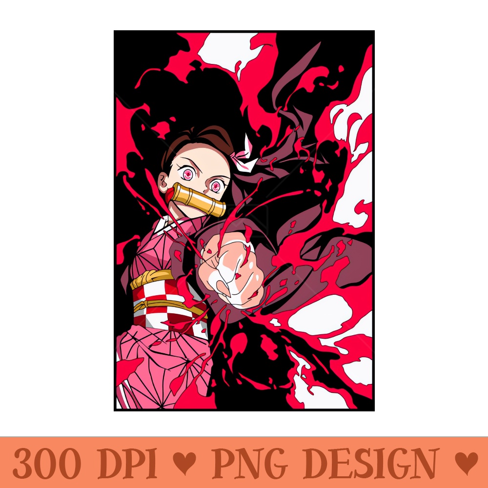 demon slayer - Sublimation clipart PNG | Inspire Uplift