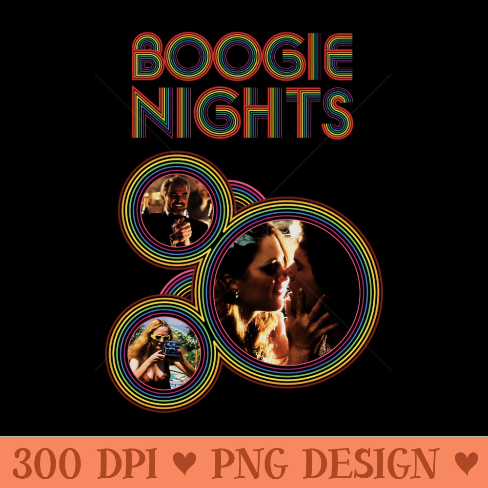 90s Boogie Nights - Printable PNG Images - Inspire Uplift