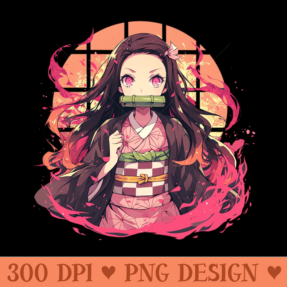 nezuko - Printable PNG Graphics - Inspire Uplift