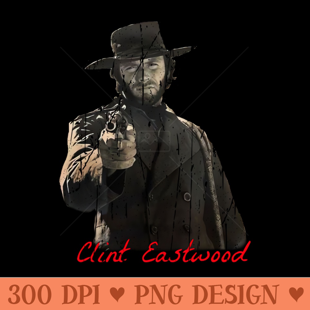 CLINT EASTWOOD - PNG design assets | Inspire Uplift