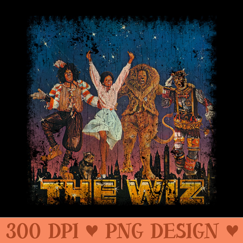 The Wiz - Sublimation patterns PNG | Inspire Uplift