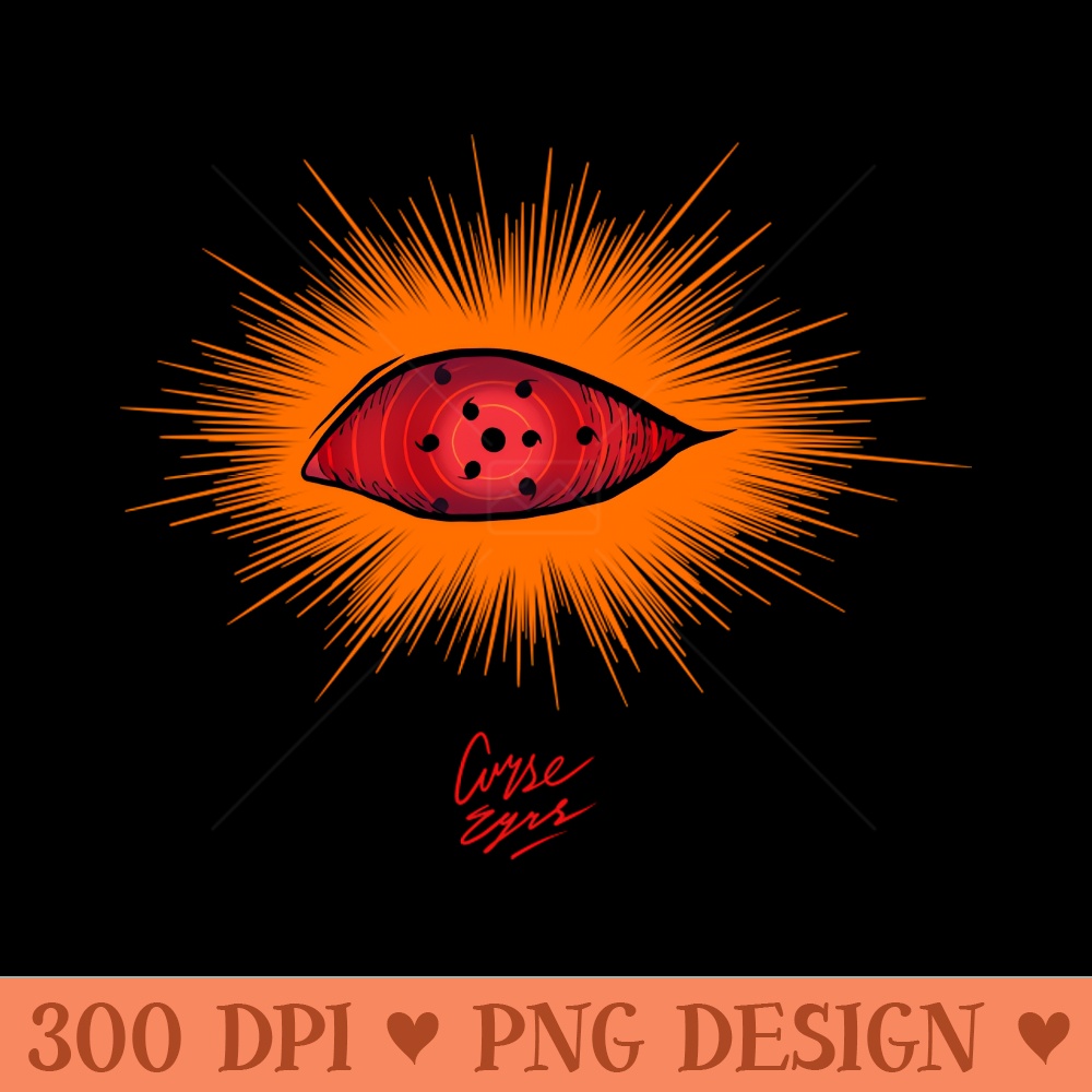 Uchiha Cursed Eyes Anime Fanart - PNG Clipart Download - Inspire Uplift