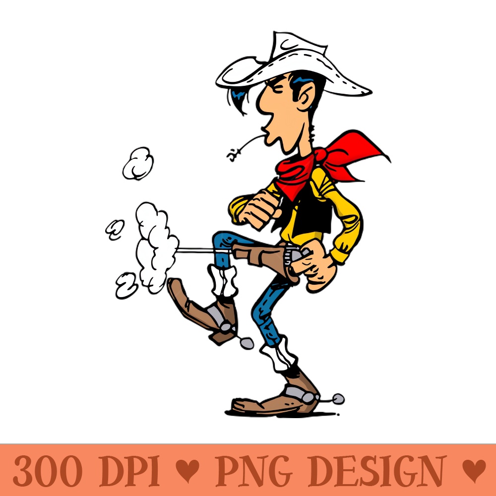 lucky luke - Printable PNG Images - Inspire Uplift