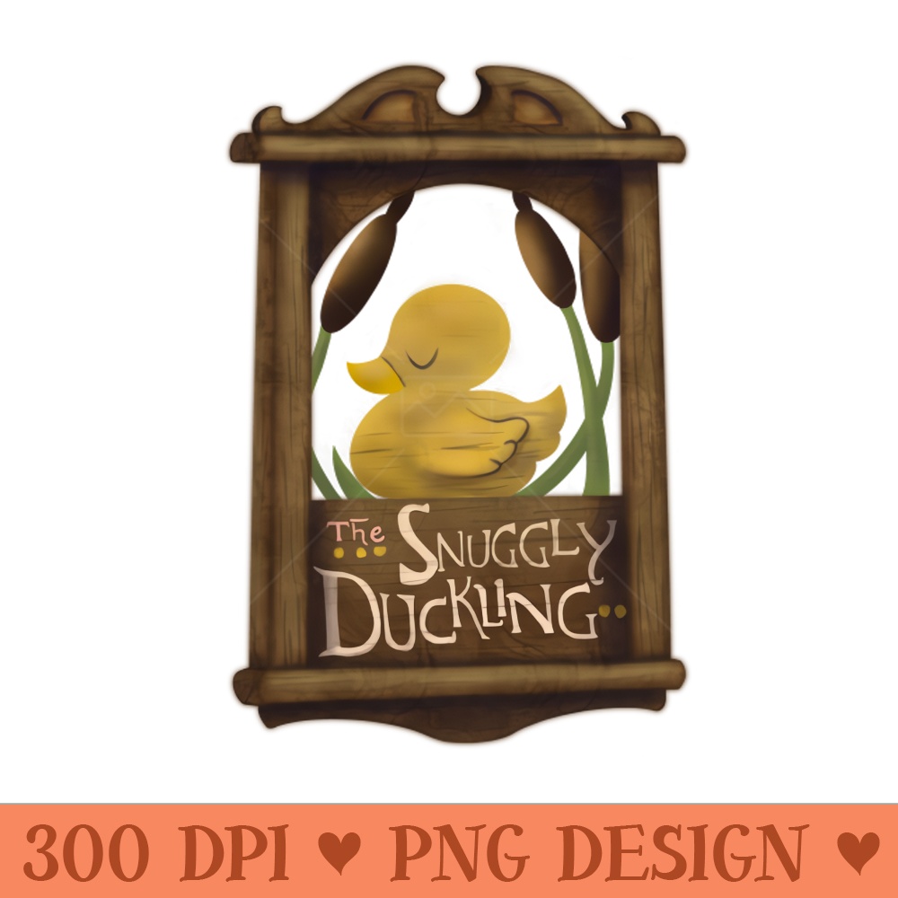 The Snuggly Duckling Tangled - Sublimation graphics PNG | Inspire Uplift