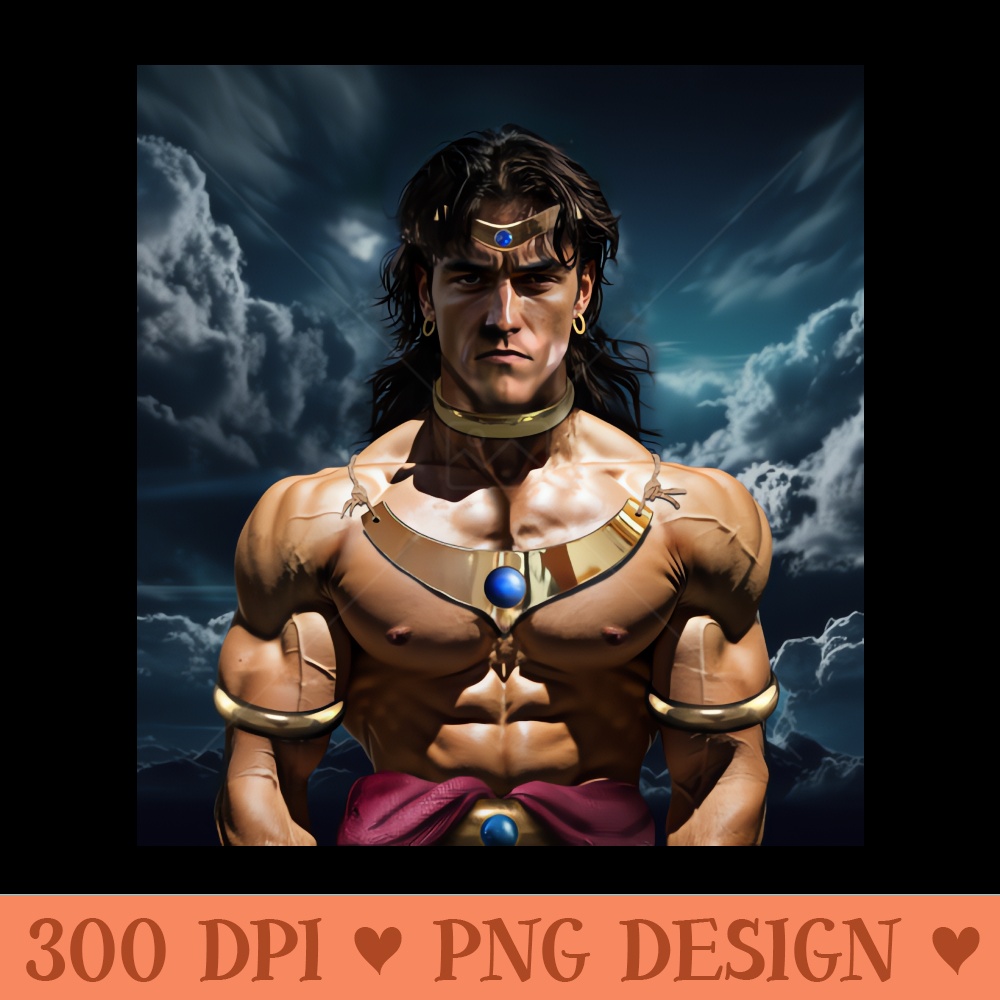 Realistic Broly base form - Printable PNG Images | Inspire Uplift
