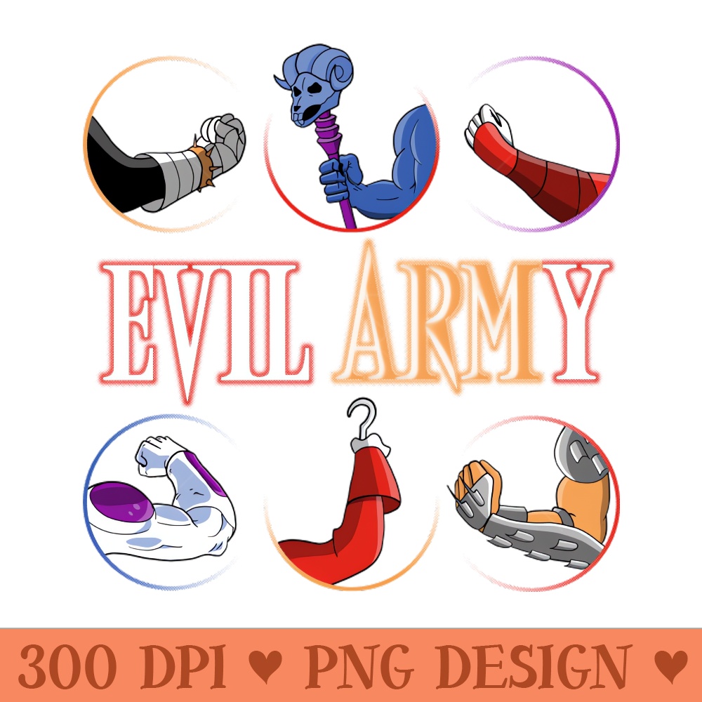 EVIL ARMY - PNG Download | Inspire Uplift