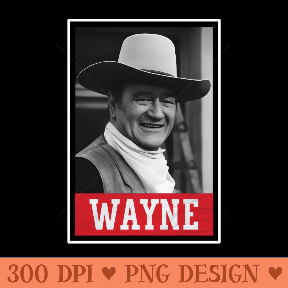 John Wayne - High resolution PNG download - Inspire Uplift