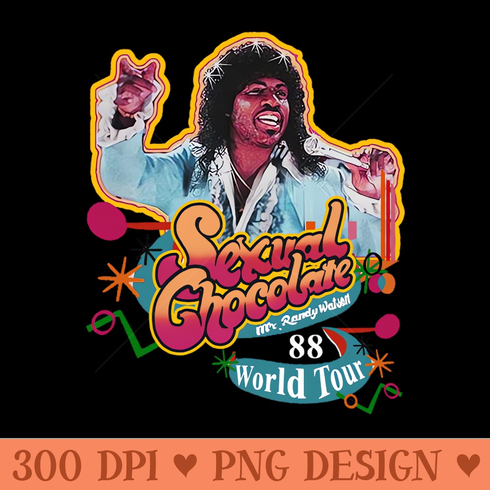 Randy Watson and Sexual Chocolate - Ready To Print PNG Desig | Inspire ...