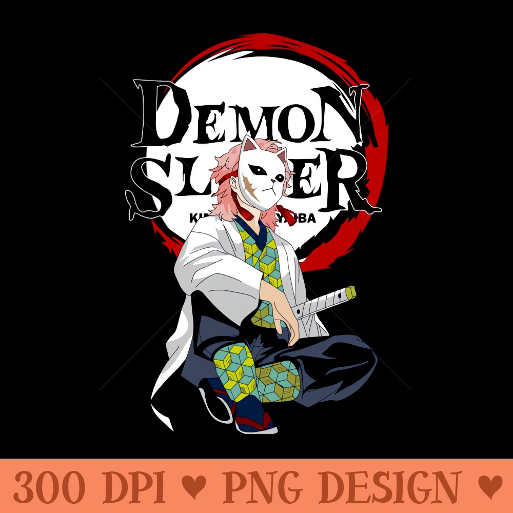 demon slayer - Digital PNG Artwork | Inspire Uplift