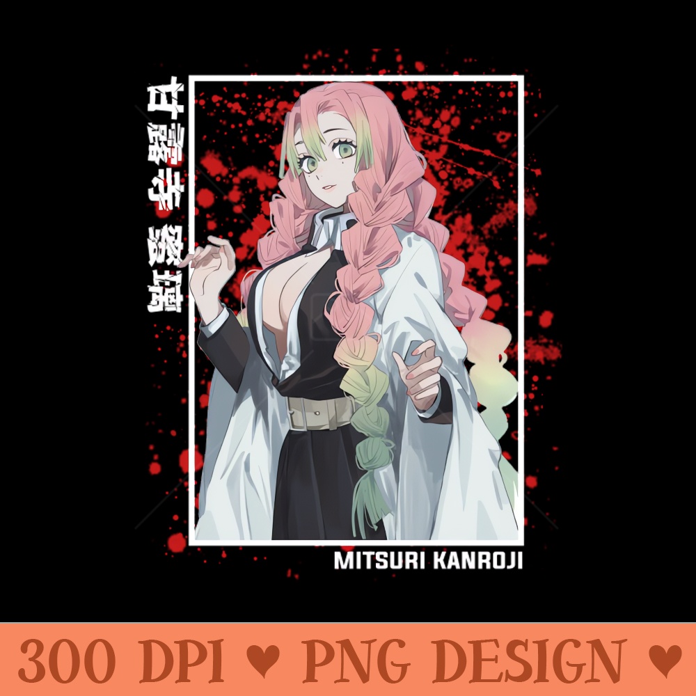 mitsuri kanroji Demon Slayer - Trendy PNG Designs | Inspire Uplift