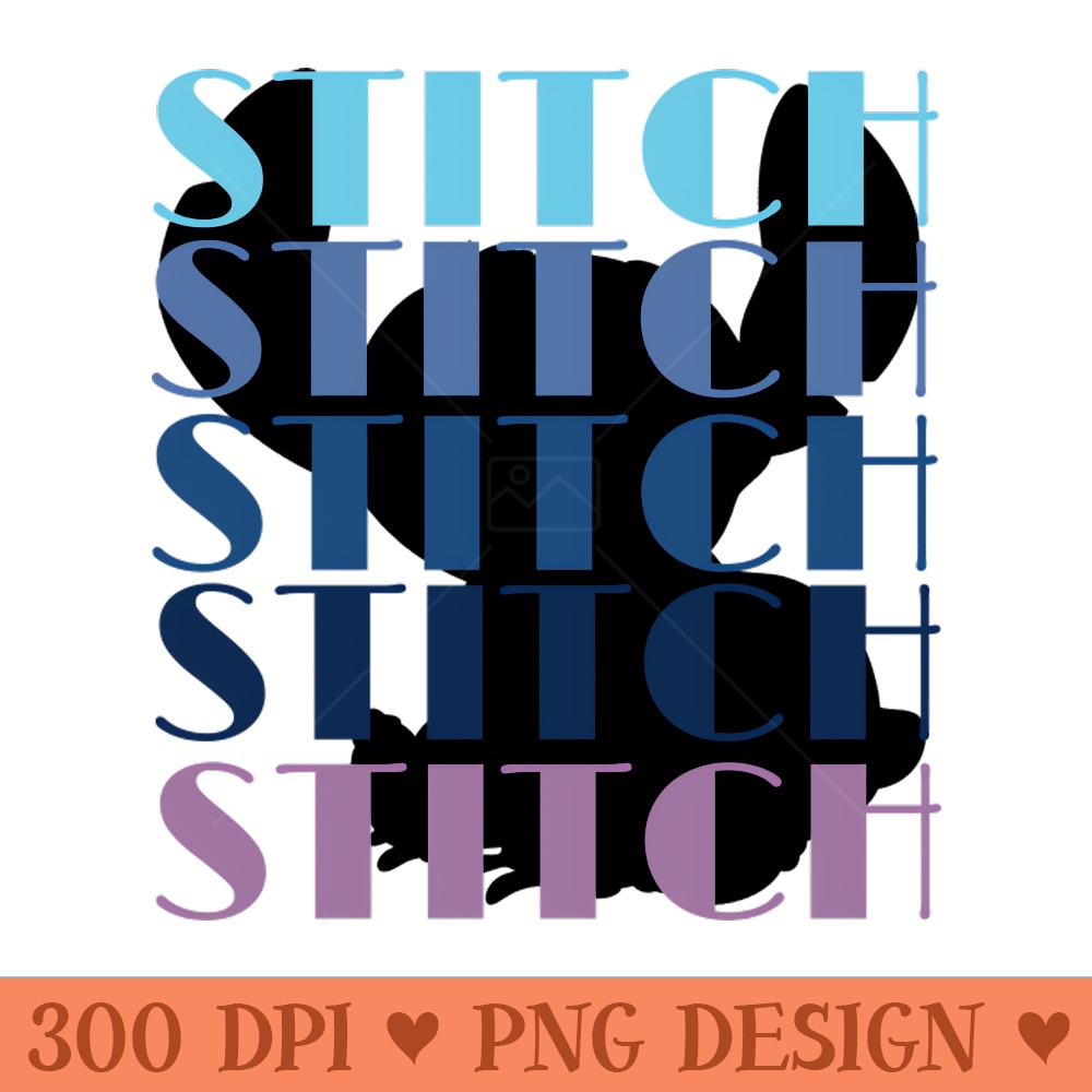 Stitch - Sublimation clipart PNG | Inspire Uplift