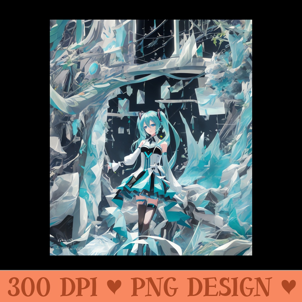 Hatsune Miku Printable Png Graphics Inspire Uplift