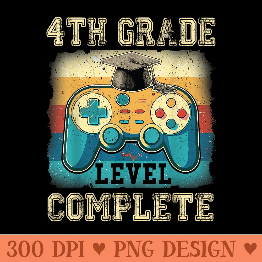 4th Grade Level Complete Gamer Class Of 2024 Graduation - Su | Inspire ...