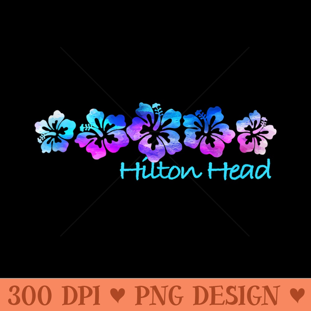 Hilton Head Tropical Flower T--Vacation Beach - High resolut | Inspire ...