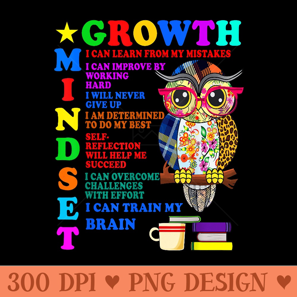 Growth Mindset School Counselor Postive Message Teacher Owl | Inspire ...