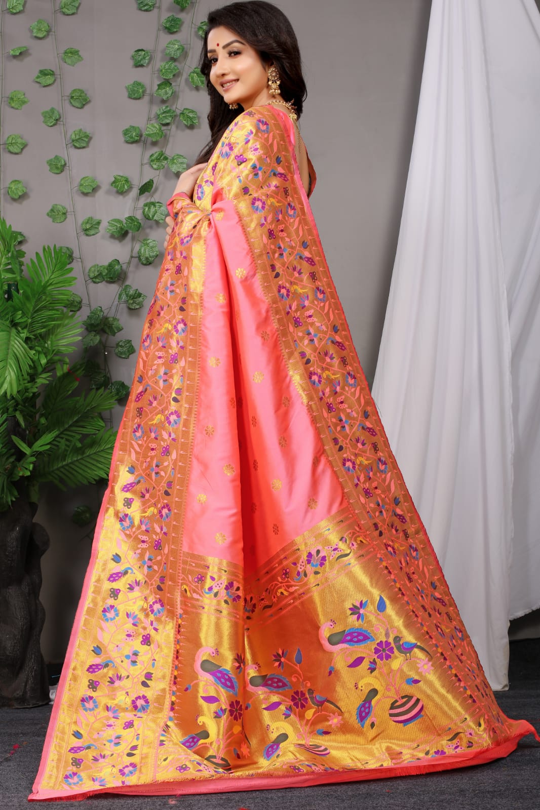 Exclusive soft paithani silk saree with golden zari weaving - Inspire ...