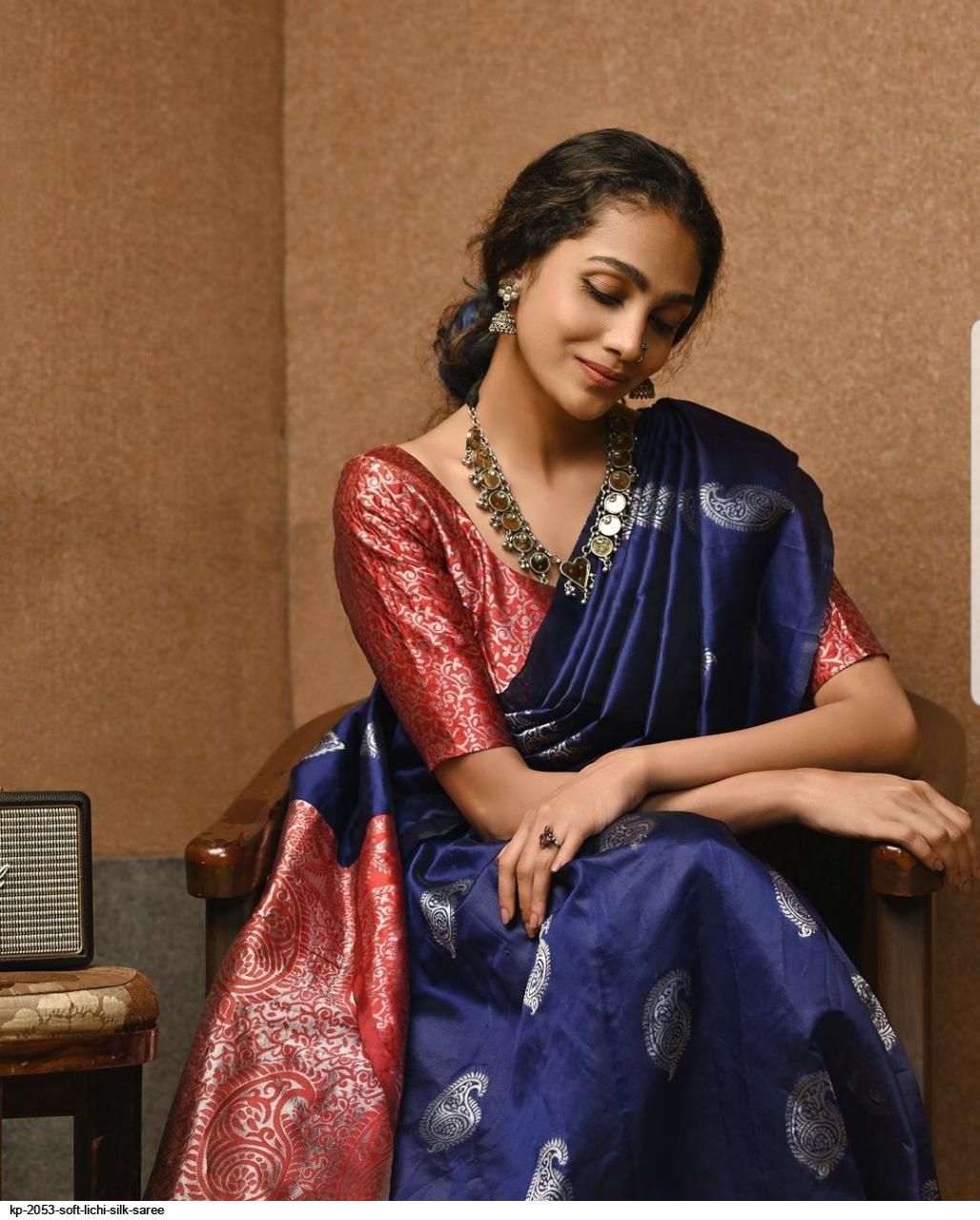 Blue Color Womens's Saree Indian Wedding Party Wear Pakistan | Inspire ...