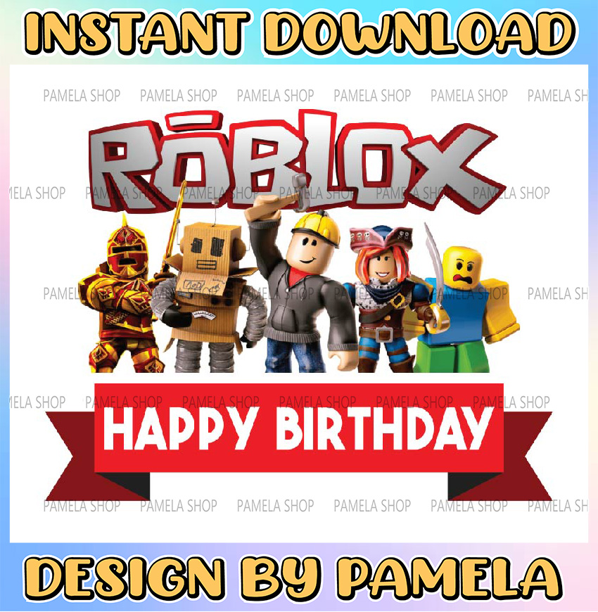 Personalised Roblox Birthday Png, Custom Birthday Roblox Png | Inspire ...