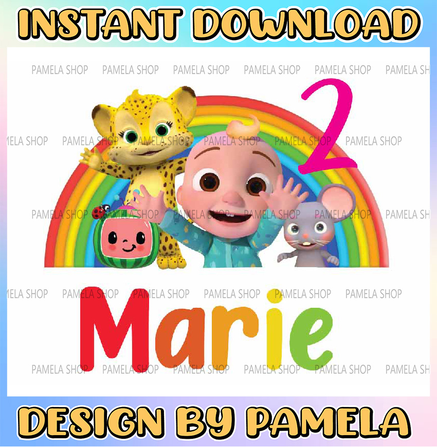 Personalized Cocomelon Birthday PNG, Cocomelon Png, Cocomelo - Inspire ...