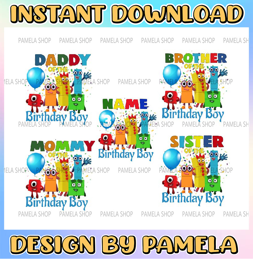 Personalized Numberblocks Friends Png, Custom Master Builder - Inspire ...
