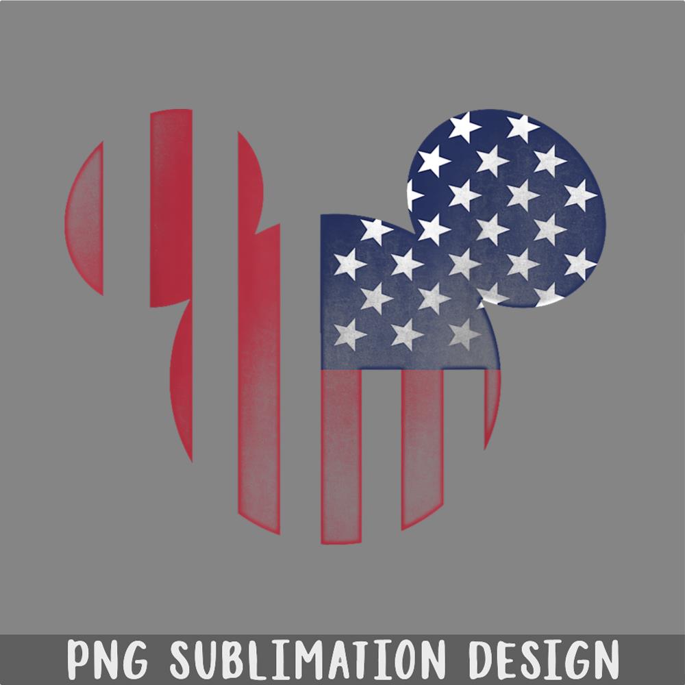 Disney Mickey Mouse Americana Ears shape 261 PNG Download, I | Inspire ...